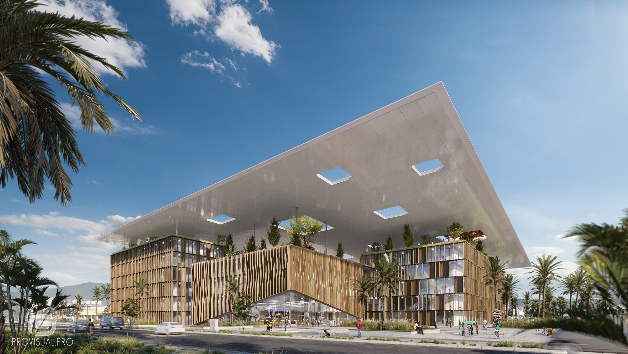 3D Visualization of Ghana Hospital Project - A2M Architectural Design